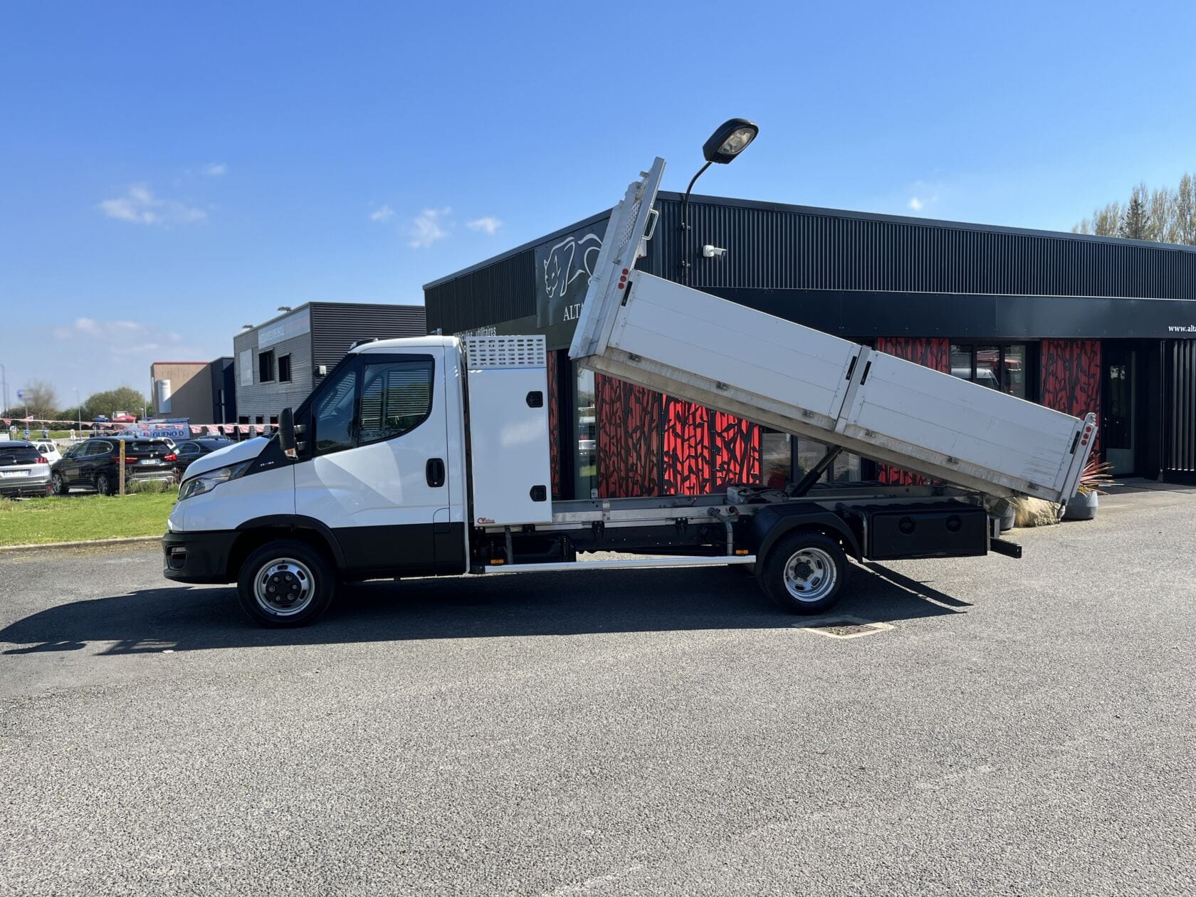 IVECO DAILY 35C16 BENNE ALUMINIUM 4 m COFFRES EMPATTEMENT LONG IVECO ...